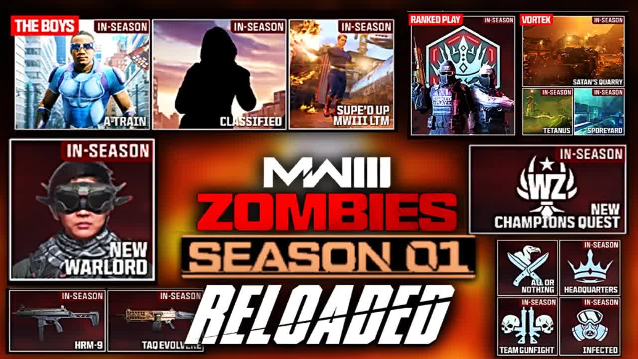 MW3 zombies season 1 reloaded update (Modern Warfare 3 mid-season 1 ...