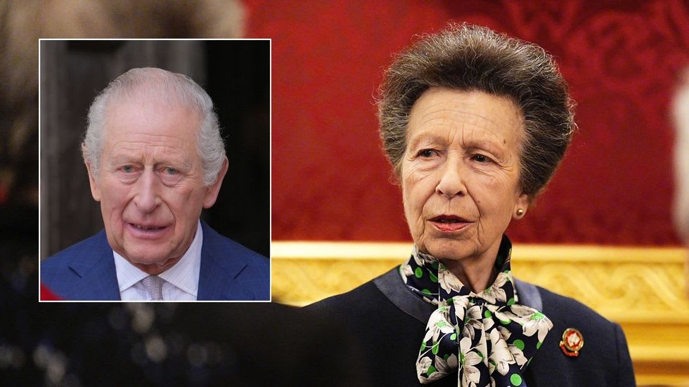 Anne performs two duties in one day as royal fills in for King