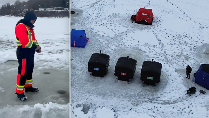 Ice fishing in Rothesay, NB., faces challenges as winters warm