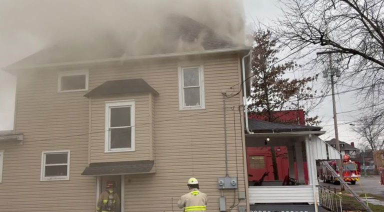 Fire hits multi-unit home in northwest Canton