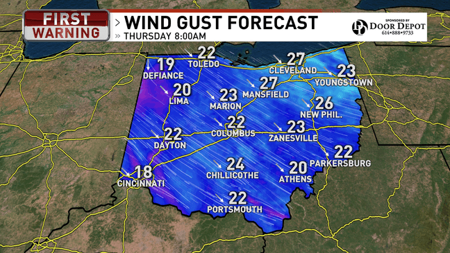 Columbus weather: Very cold start Thursday with some slick spots overnight