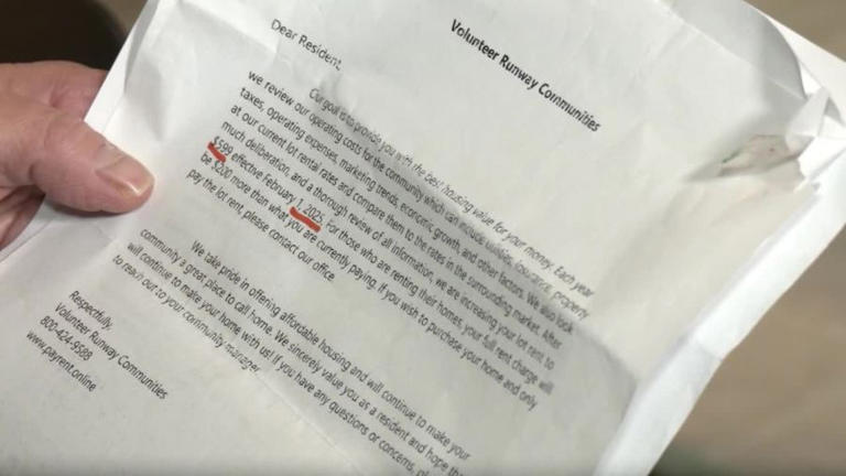 Resident sees 70% rent increase at Louisville mobile home lot