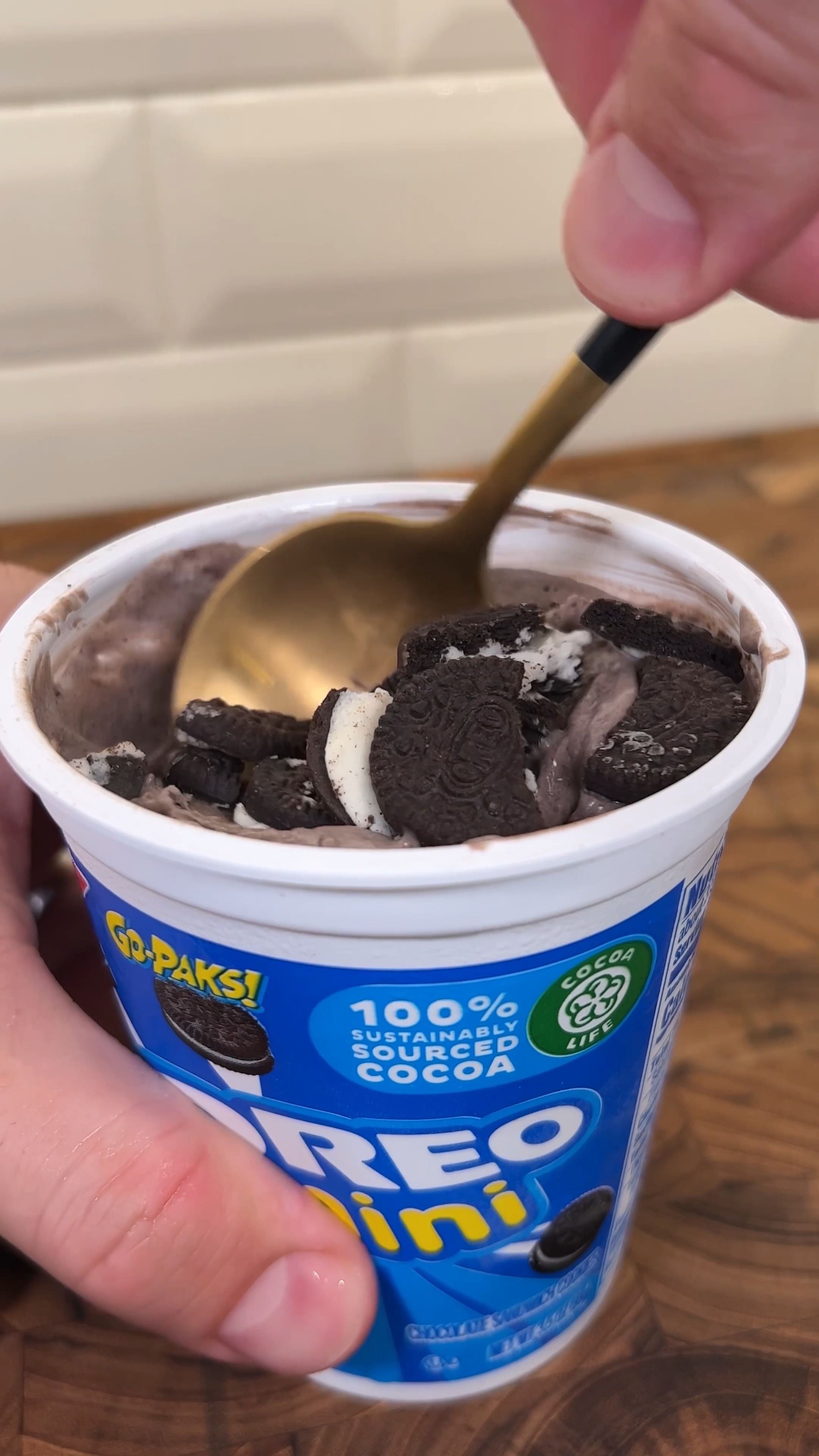 Oreo ice cream hack