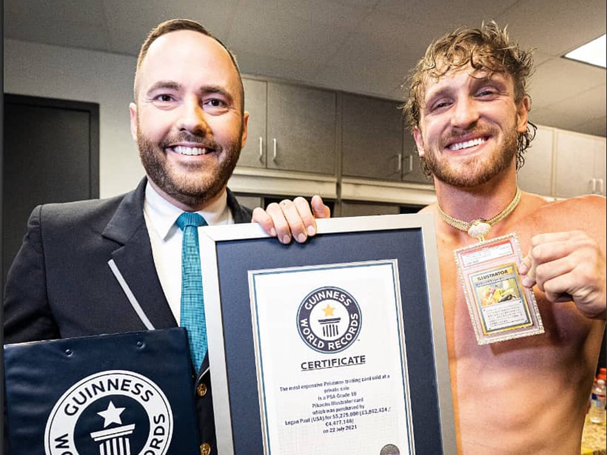 Logan Paul’s world-record Pokémon card is up for grabs, already ...