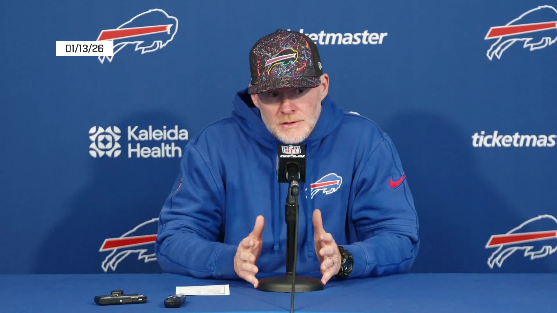 Sean McDermott praises Shavers following WR playing through torn ACL