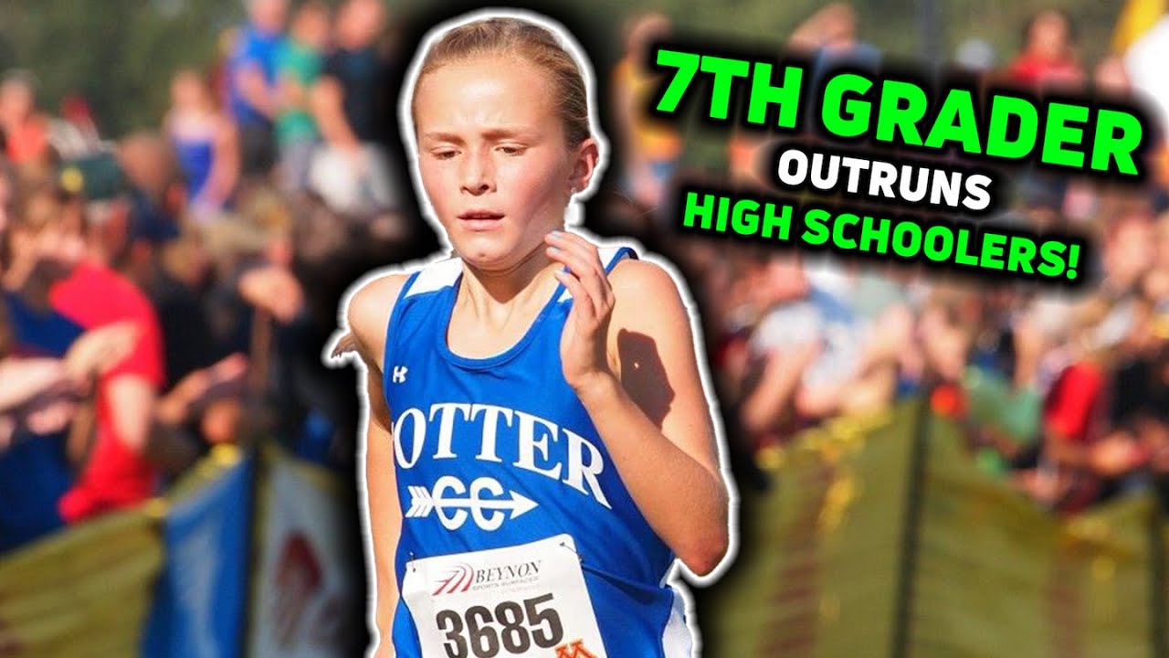 Grace Ping, 7th grader, takes down entire Roy Griak high school field