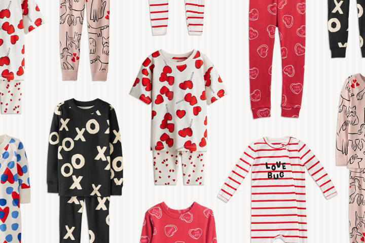 For your little loves: Valentine’s Day pajamas for babies and kids