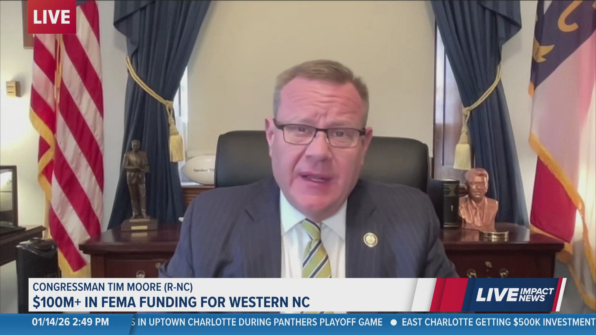 NC Rep. Tim Moore discusses new FEMA funding post-Helene | Jan. 14, 2026