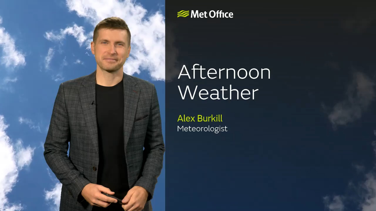 Met Office Tuesday afternoon weather forecast 23/09/2025