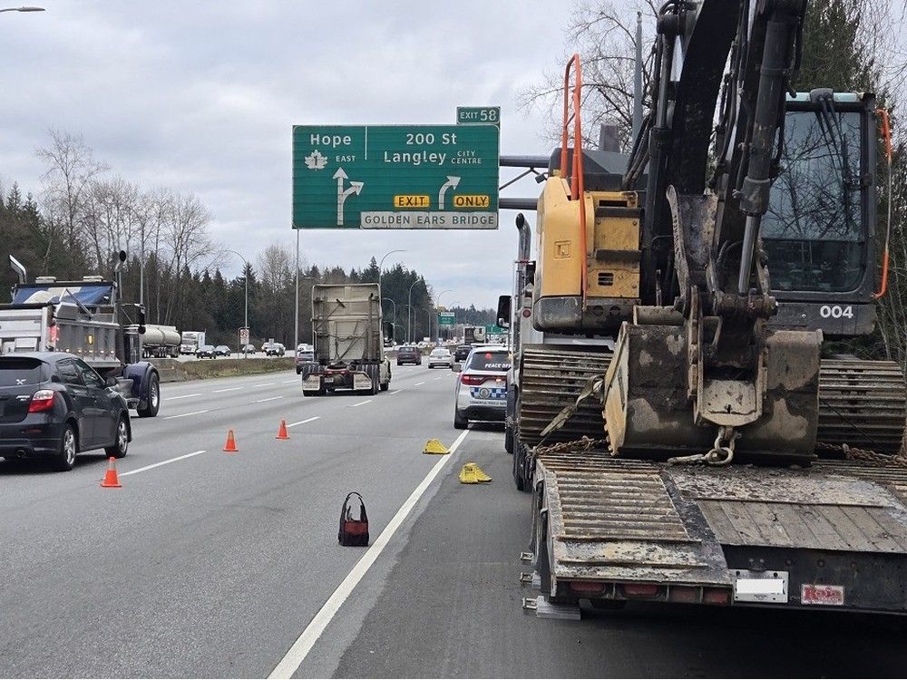 Traffic alert: Expect delays on Highway 1 in Surrey after commercial ...
