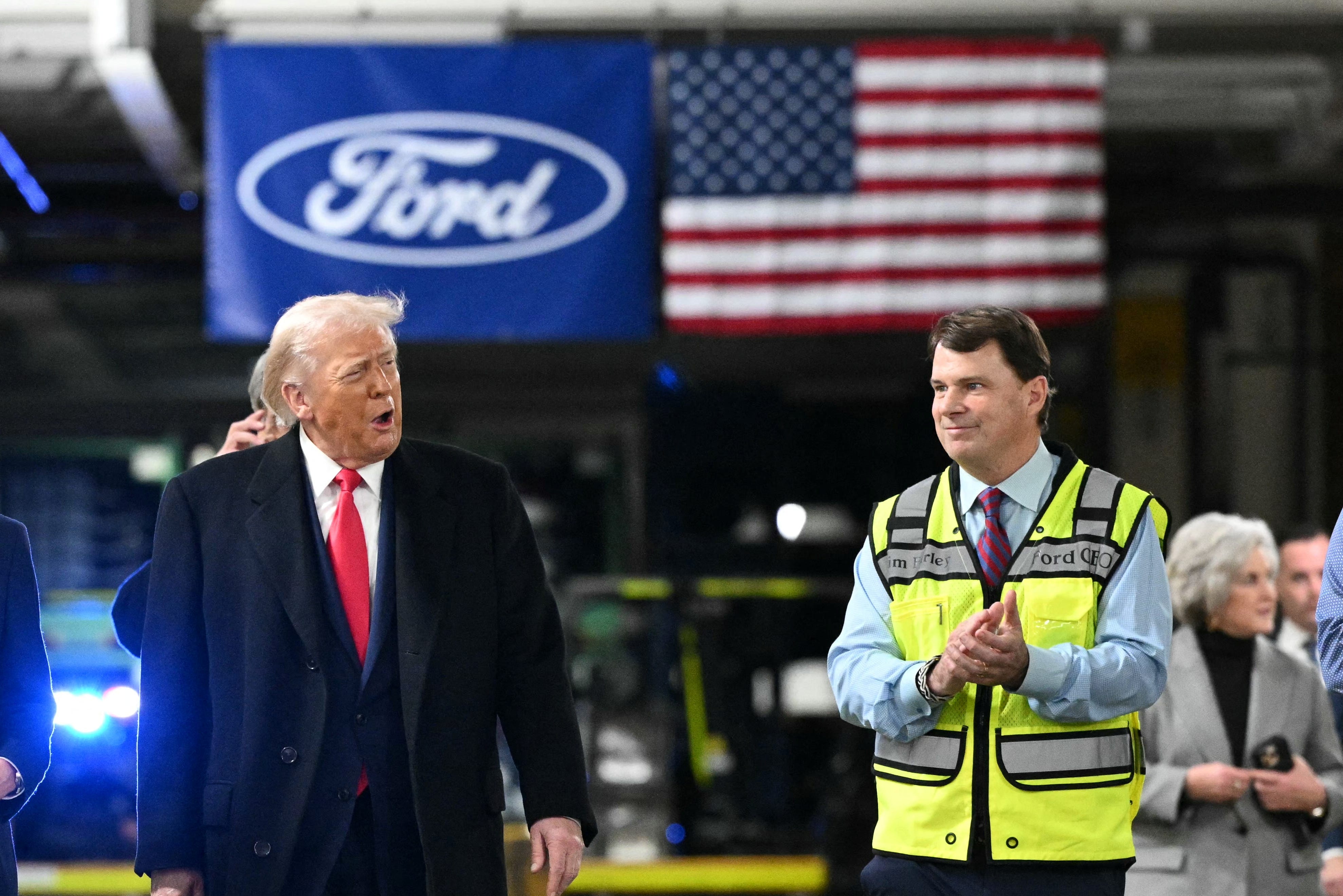 Suspended Ford employee who heckled Trump sparks over $800,000 in ...
