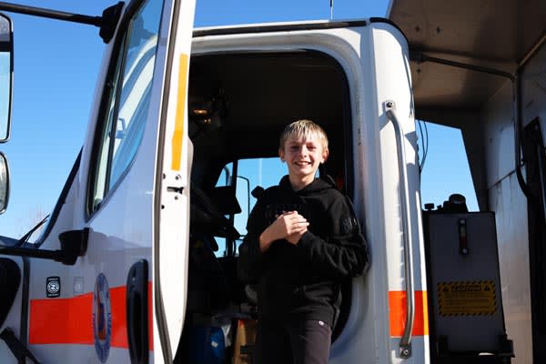 Local middle school wins competition to name an ITD snowplow