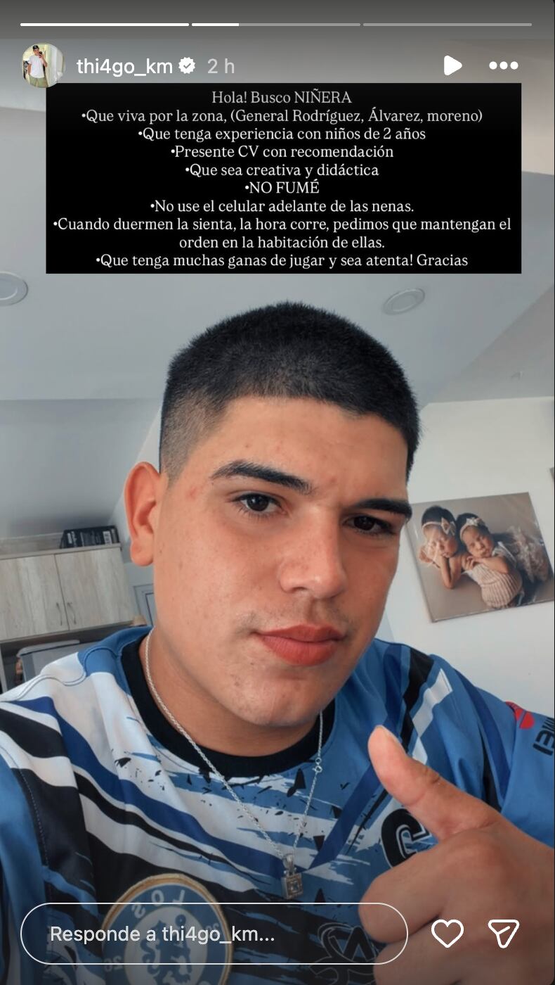 Daniela Celis y Thiago Medina buscan niñera para las gemelas y fueron ...