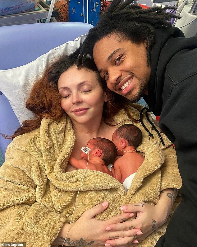 Jesy Nelson shares new pictures of her twin baby daughters amid their ...