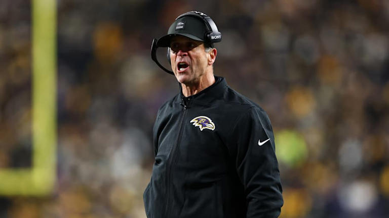 Latest Falcons' John Harbaugh update is the ultimate double-edged sword