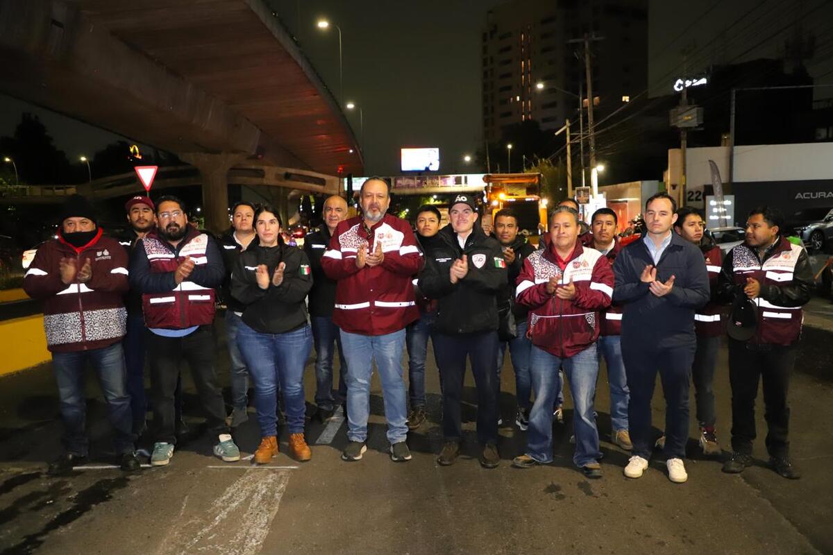 En coordinación con Álvaro Obregón, la CDMX repavimenta lateral de ...