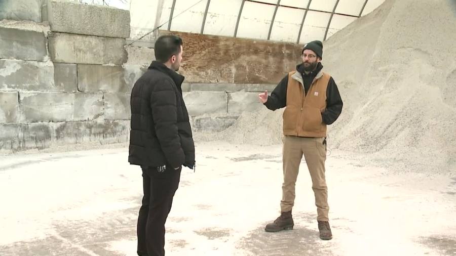 Snow removal suppliers limiting salt distribution due to shortage