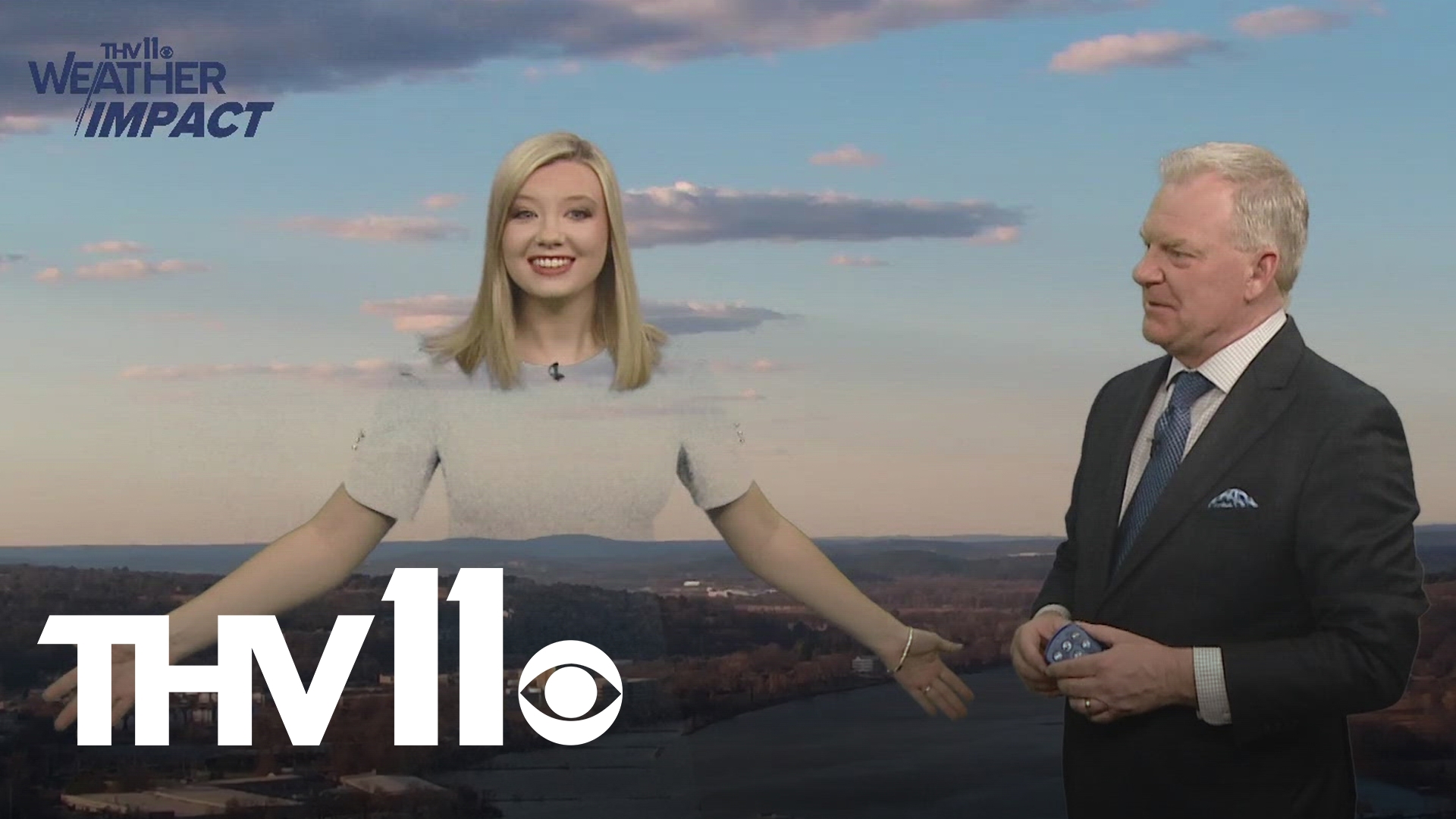 Here's what happens when you wear green while on a green screen