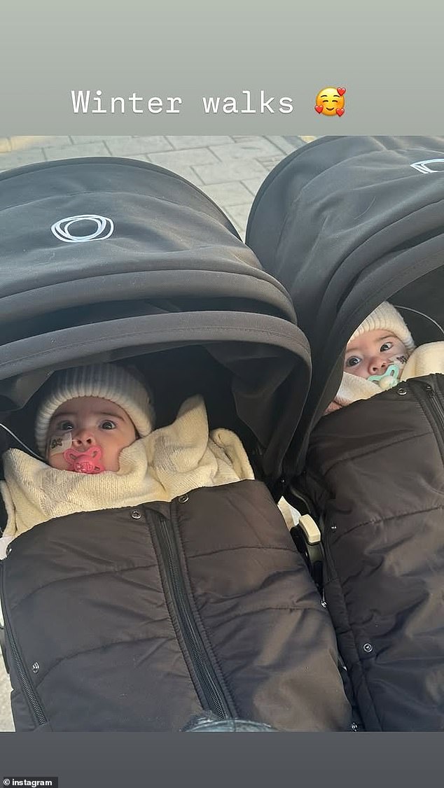 Jesy Nelson shares new pictures of her twin baby daughters amid their ...