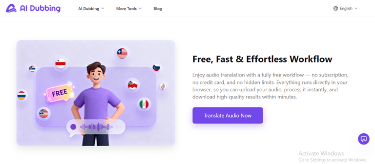 AI audio translator: Translate any audio file into 20+ languages instantly