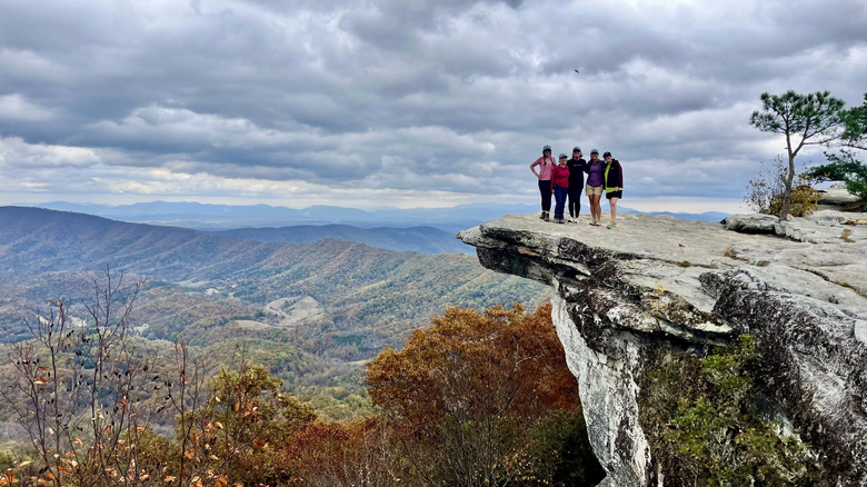 One of the most photographed spots on the Appalachian Trail is a ...