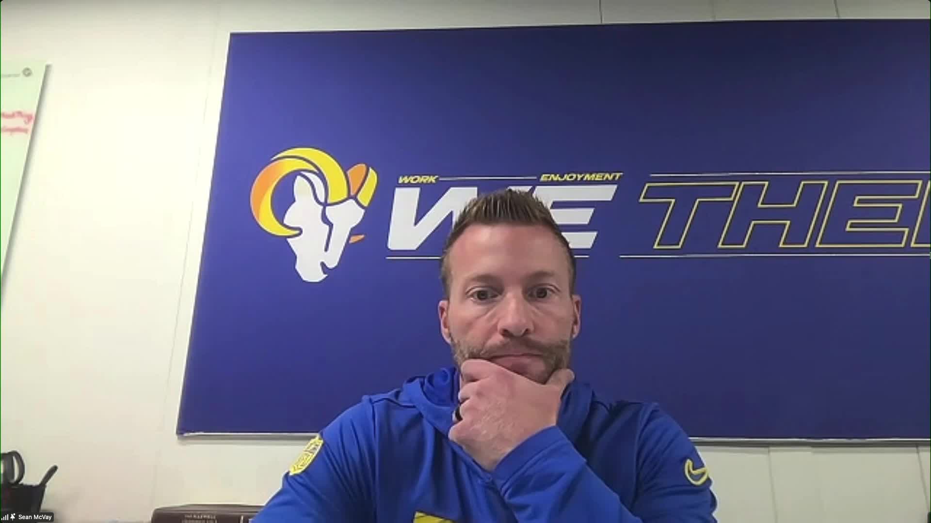 Sean McVay discusses second half approach heading into divisional ...