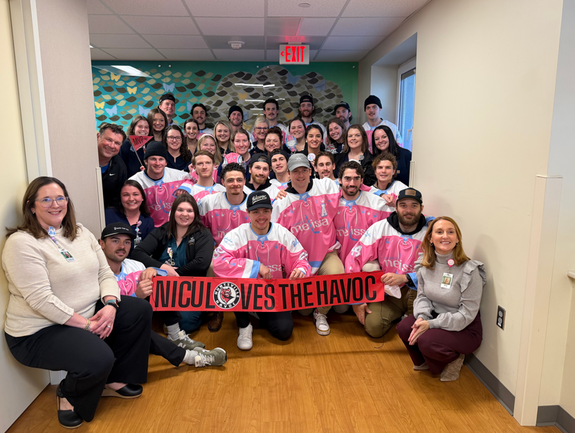 Huntsville Havoc tour NICU ahead of Melissa George fundraiser night