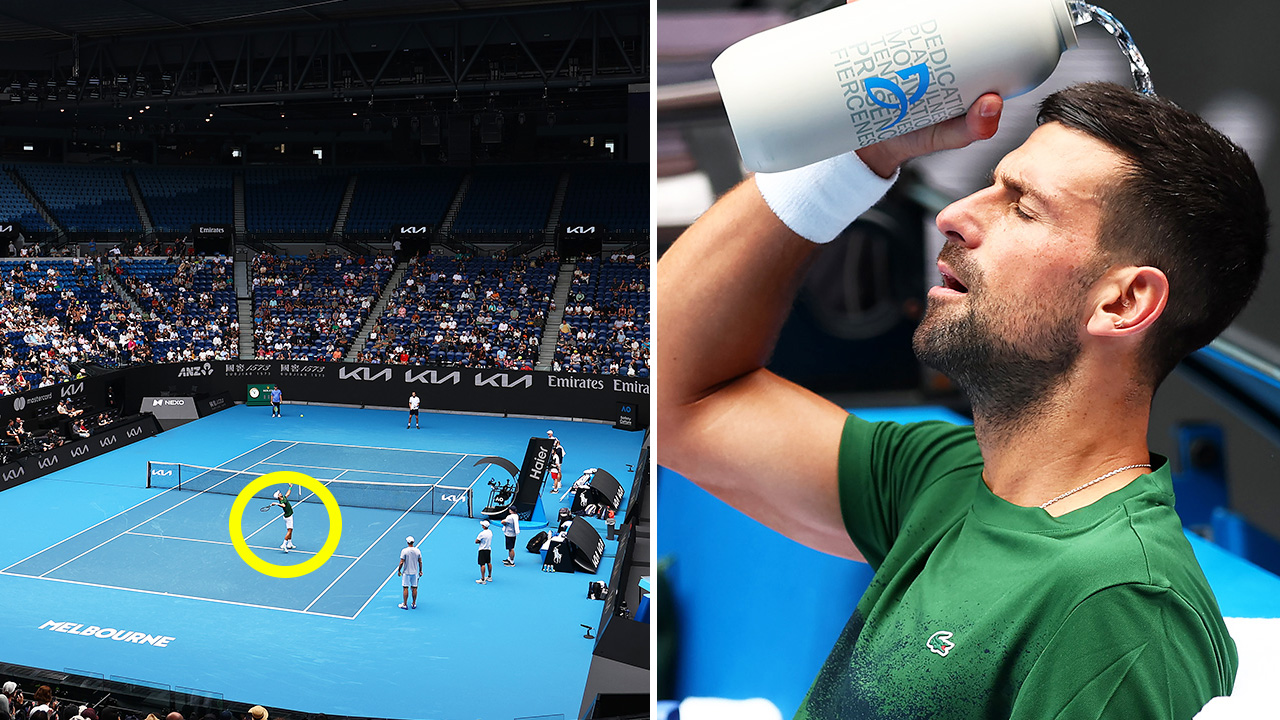 Concern for Novak Djokovic after 10-time Australian Open champ spotted ...