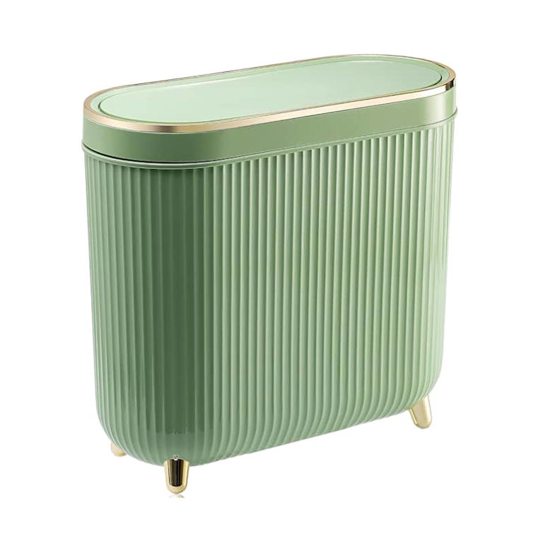 This stylish trash can is perfect for small spaces (and gives art deco ...