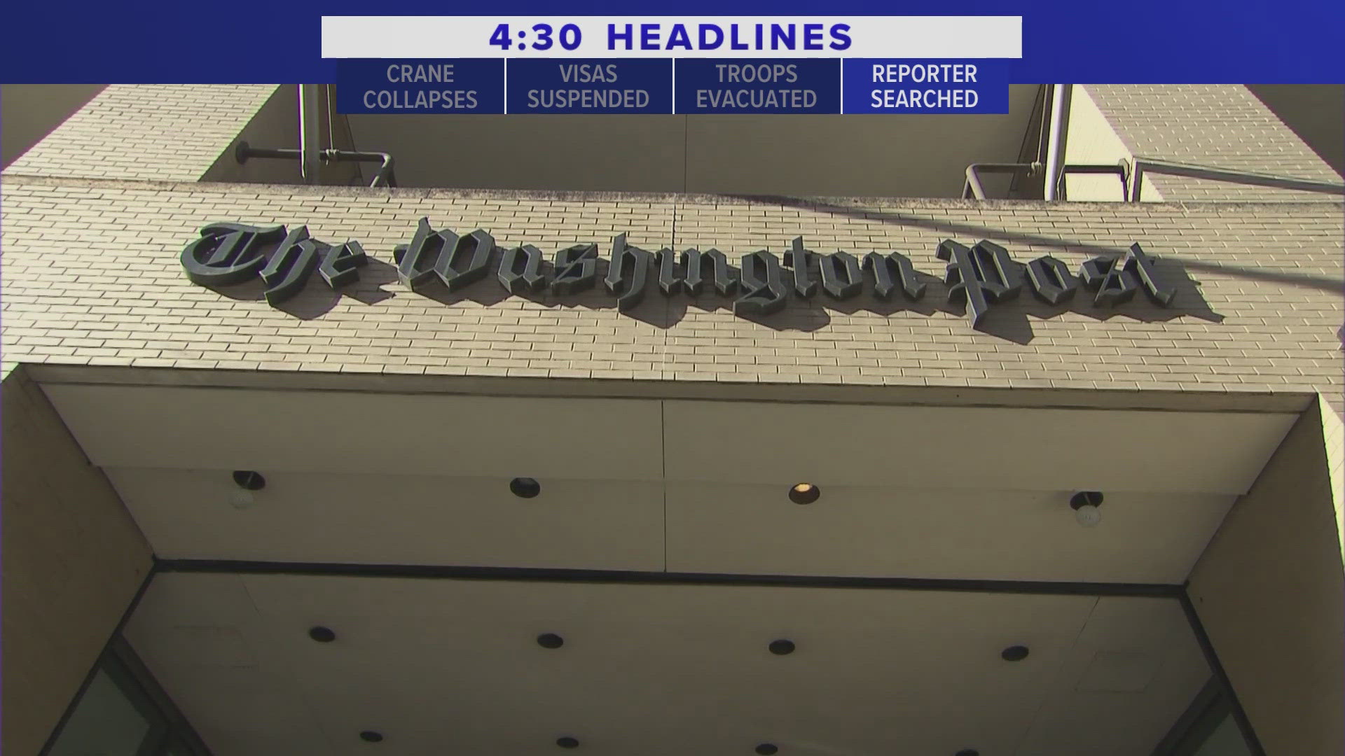 Washington Post reporter targeted in FBI search over classified info