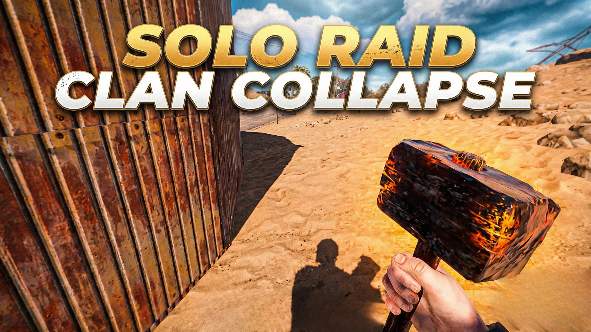 Solo raid after a clan gets banned mid build