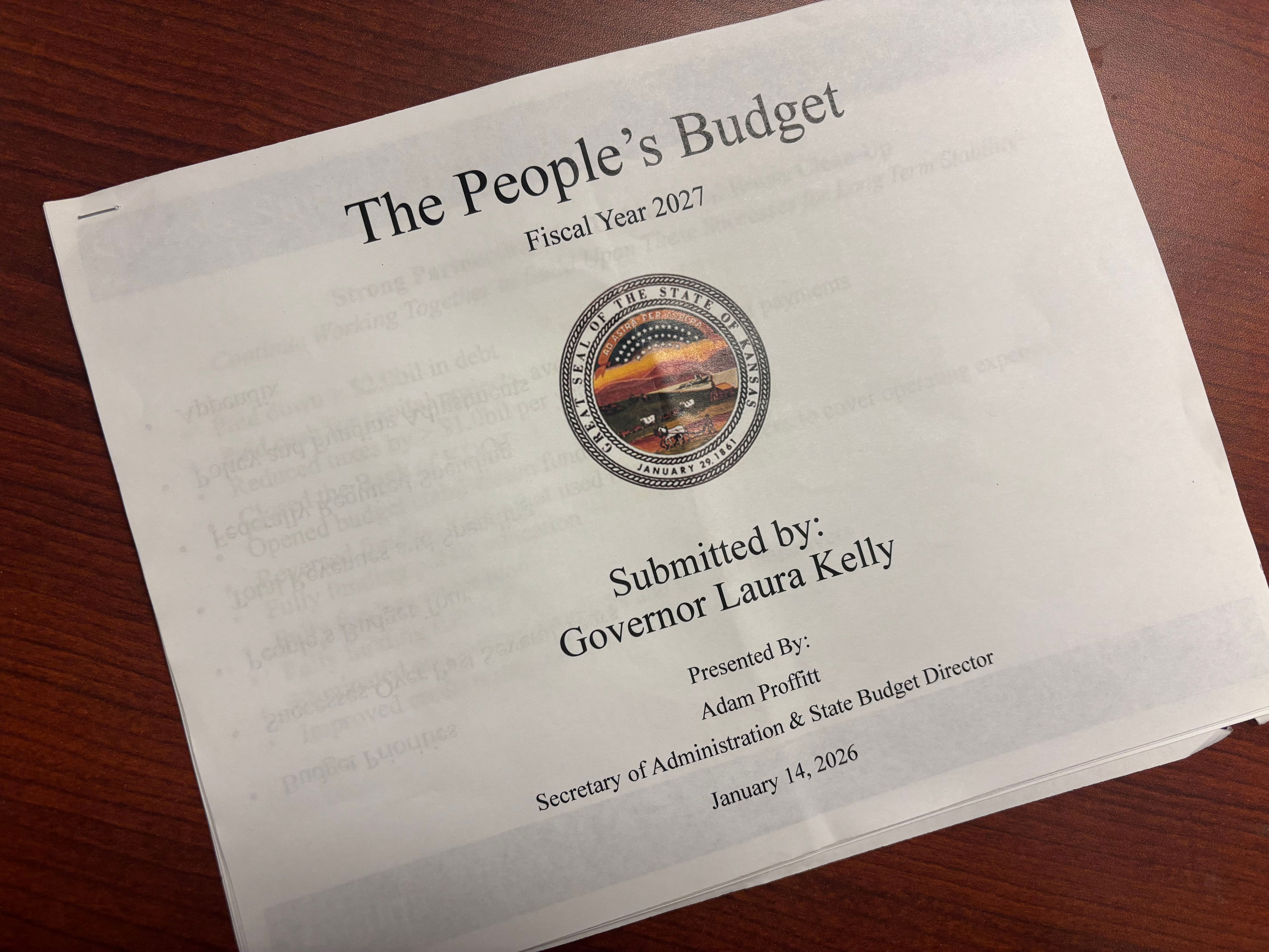 Gov. Kelly proposes 'People’s Budget' with education funding, water ...