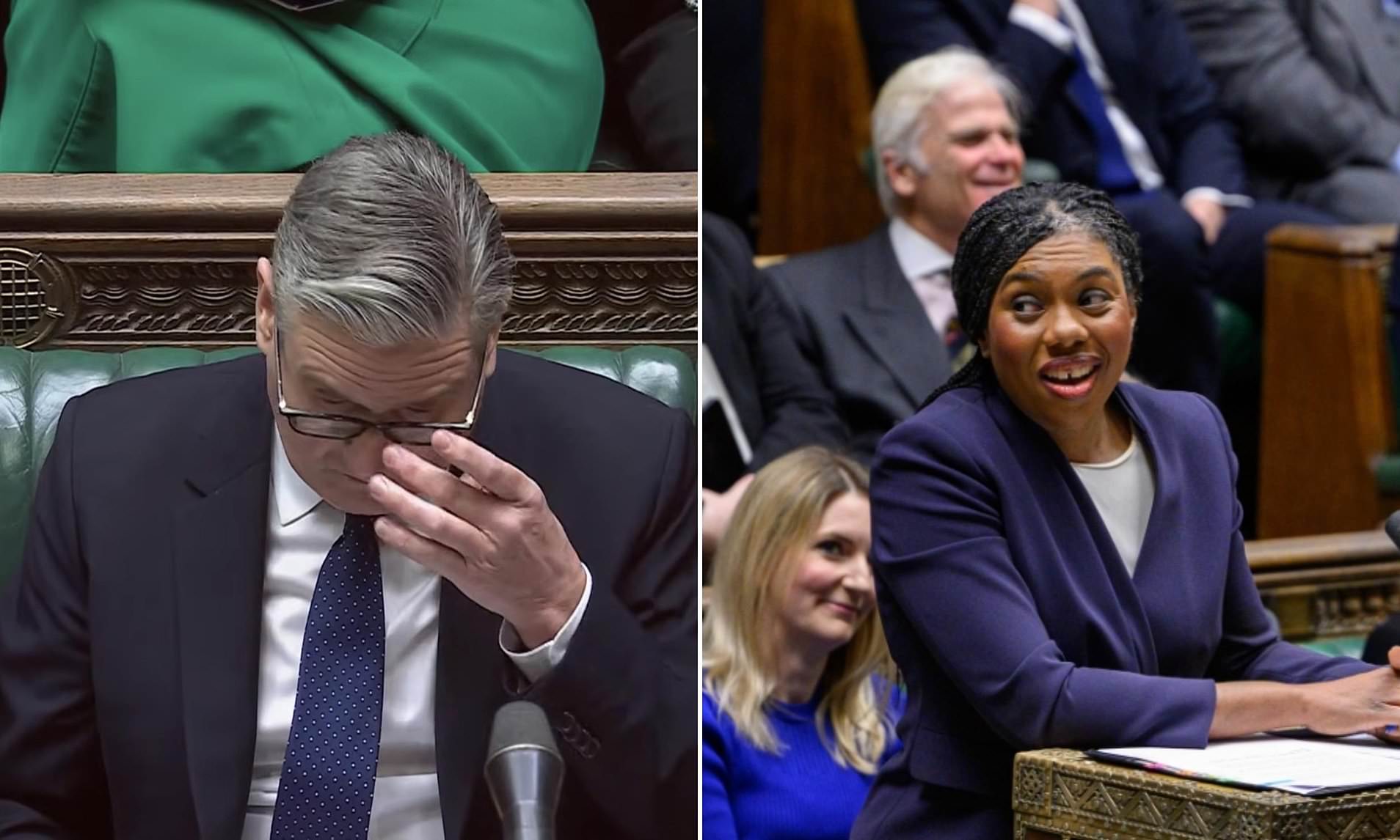 Kemi Badenoch likens Keir Starmer to a 'plastic bag in the wind' after ...