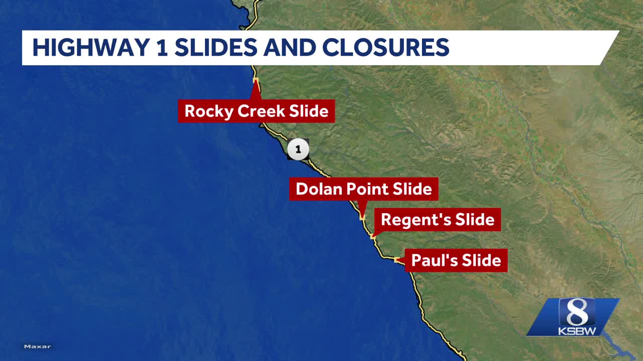 Timeline: Highway 1 Big Sur closures from Paul’s Slide to Regent’s ...