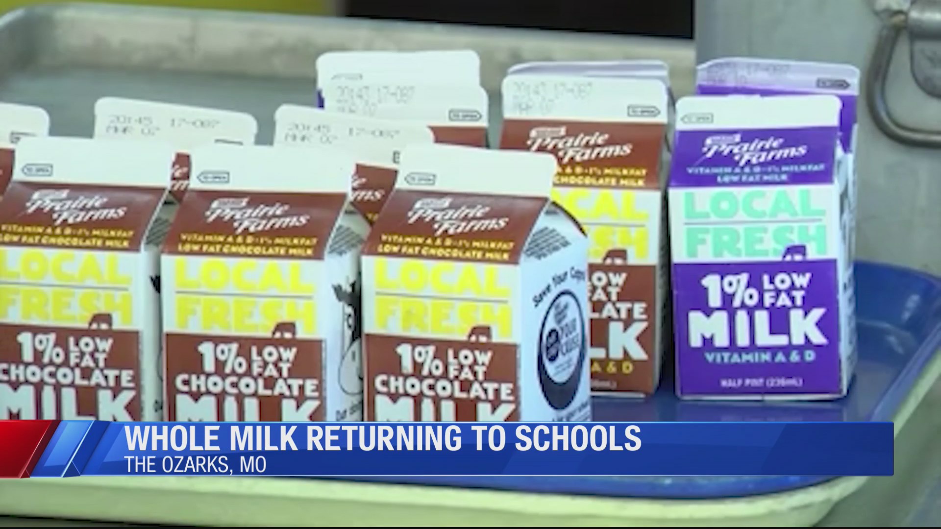 Whole milk returning to Missouri schools