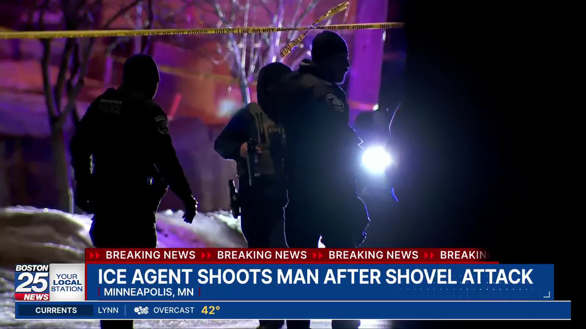 Federal officer shoots person in leg after being attacked during ...