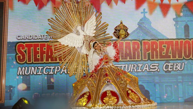 Asturias bet Przewodnik wins Sinulog Festival Queen 2026 runway