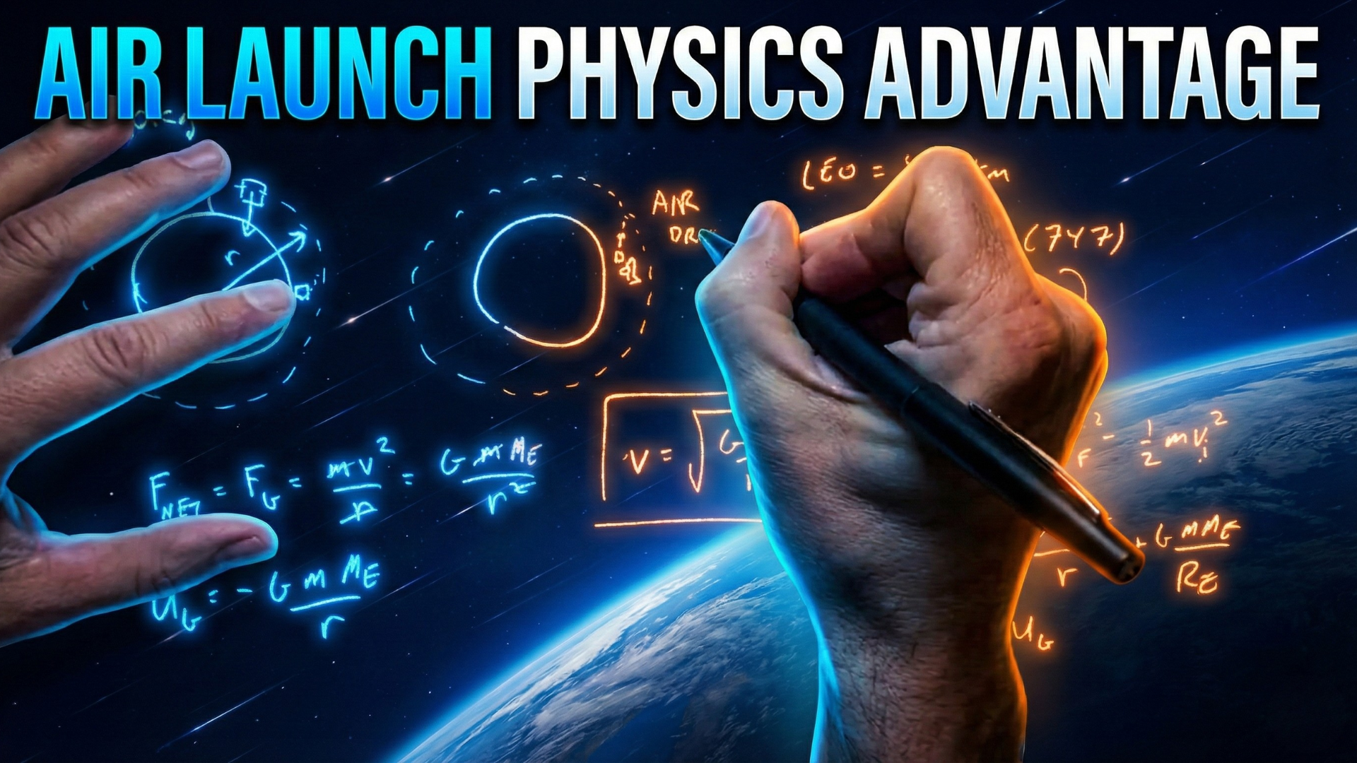 How efficient is air launch to orbit | Energy comparison