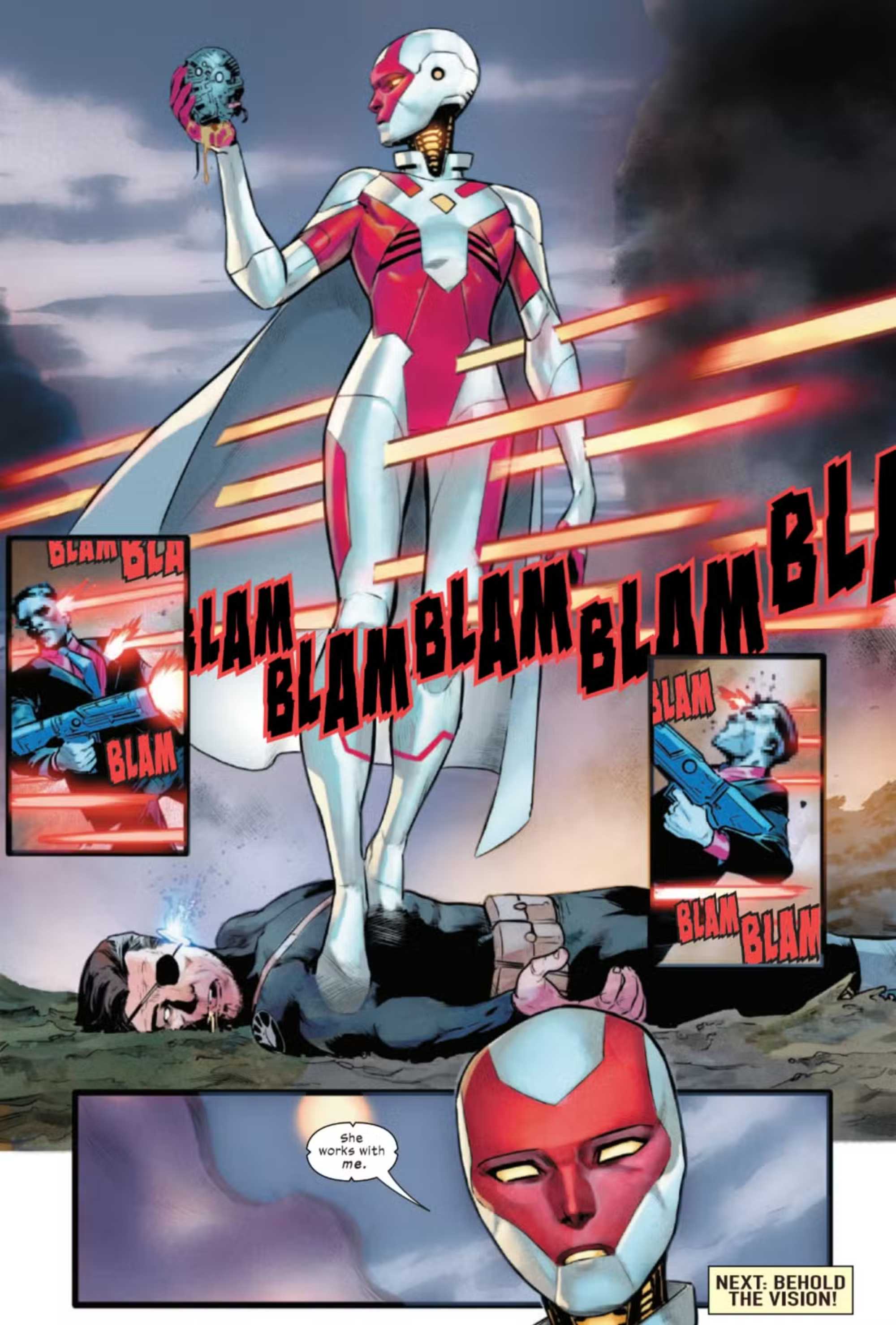 Marvel's Ultimate Universe unveils Human Torch's new design - as THE VISION