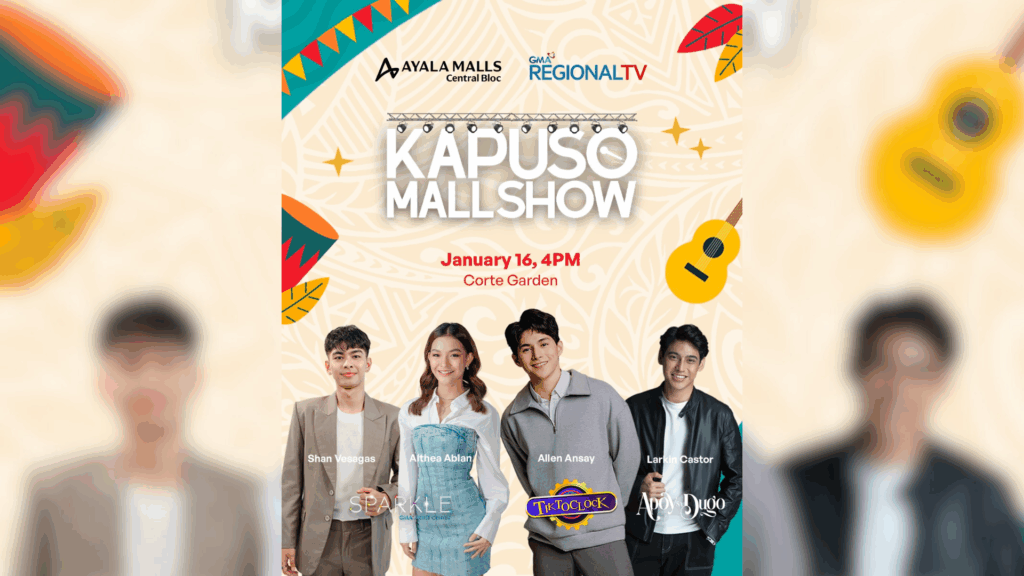 Celebrate Sinulog with your favorite GMA artists at Ayala Malls Central ...