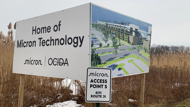 Clay green lights site plan for Micron semiconductor factory