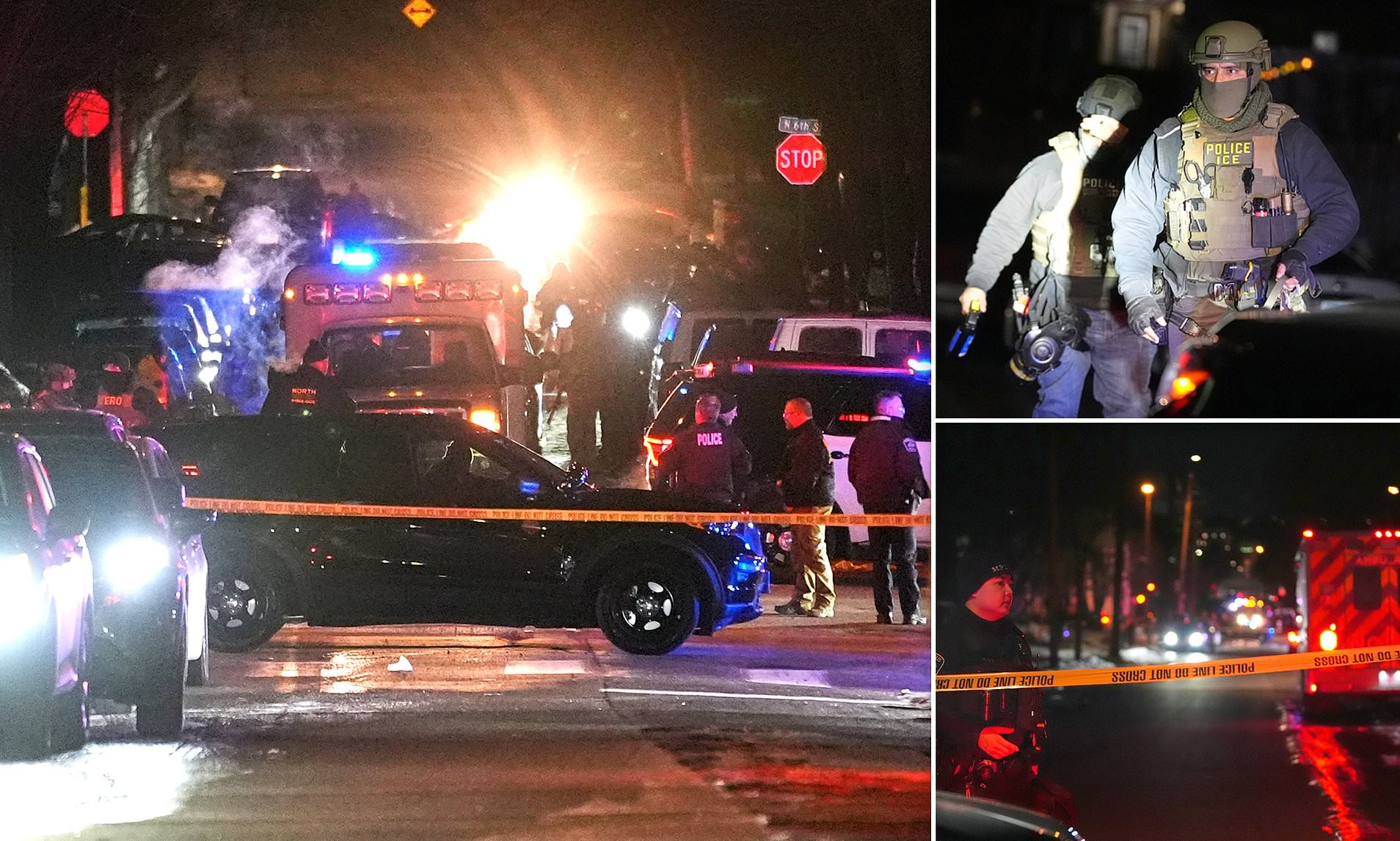 ICE agents open fire in Minnesota as shovel-wielding suspect tries to ...