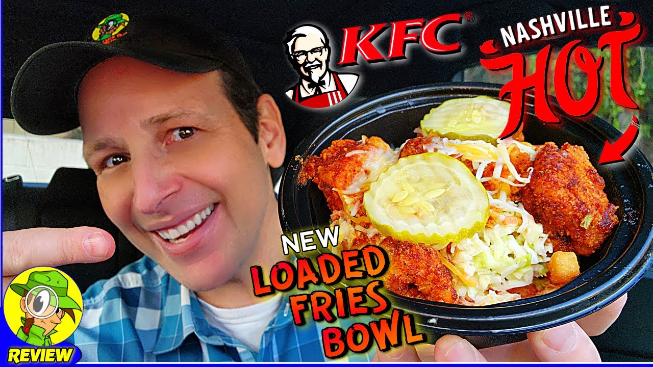 KFC Nashville hot loaded fries bowl review!