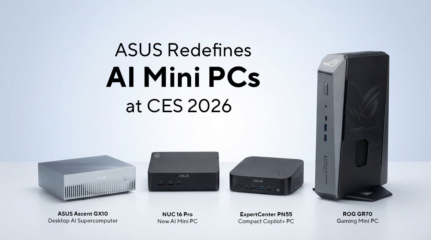 ASUS resmi memperkenalkan lini Workspace AI ASUS di CES 2026