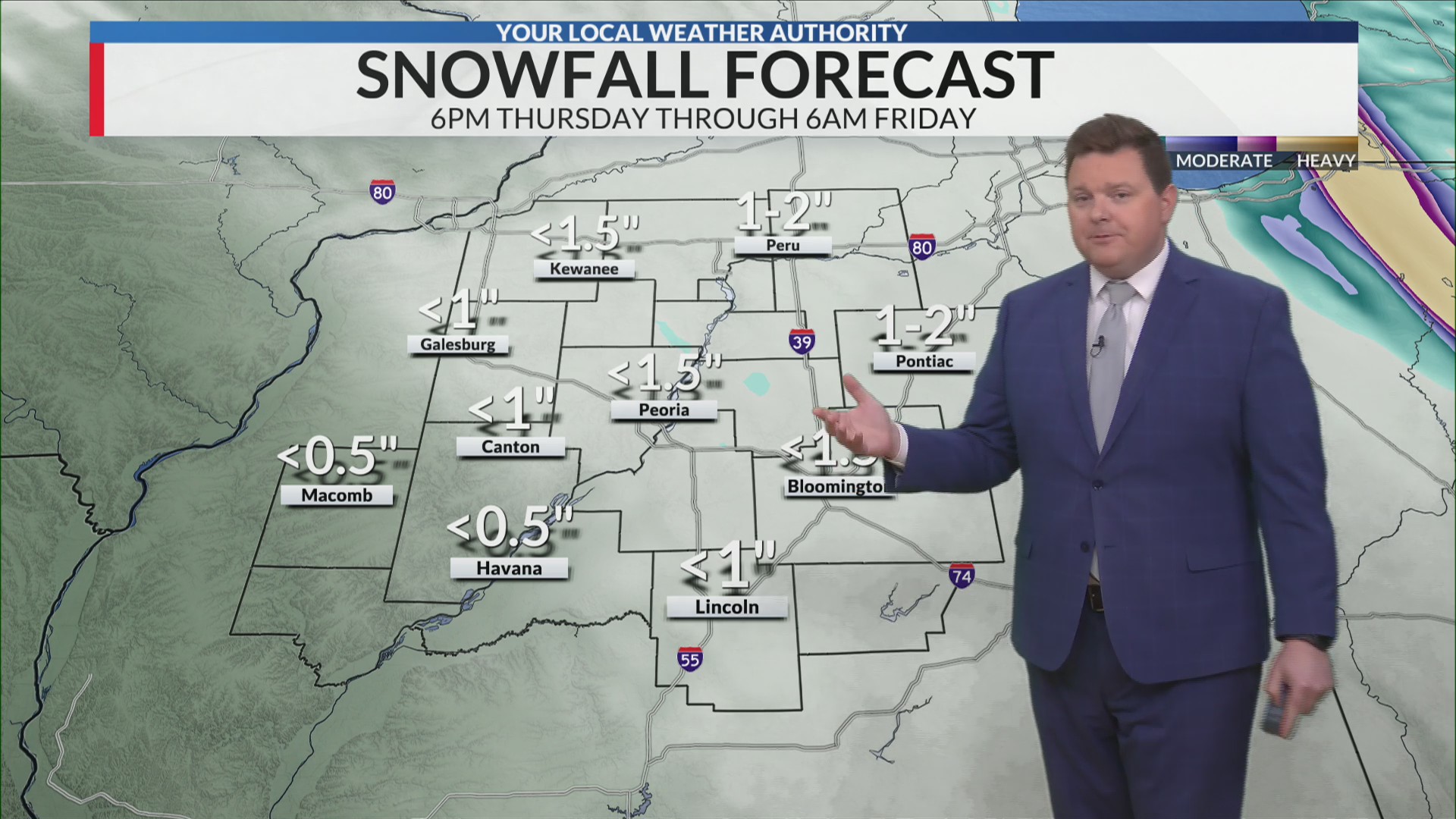 10 p.m. Wednesday, January 14th forecast