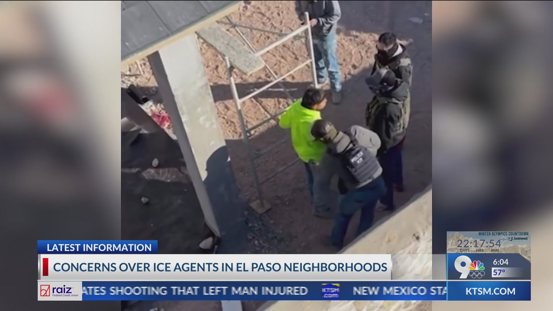 ICE agents spotted at Horizon construction site