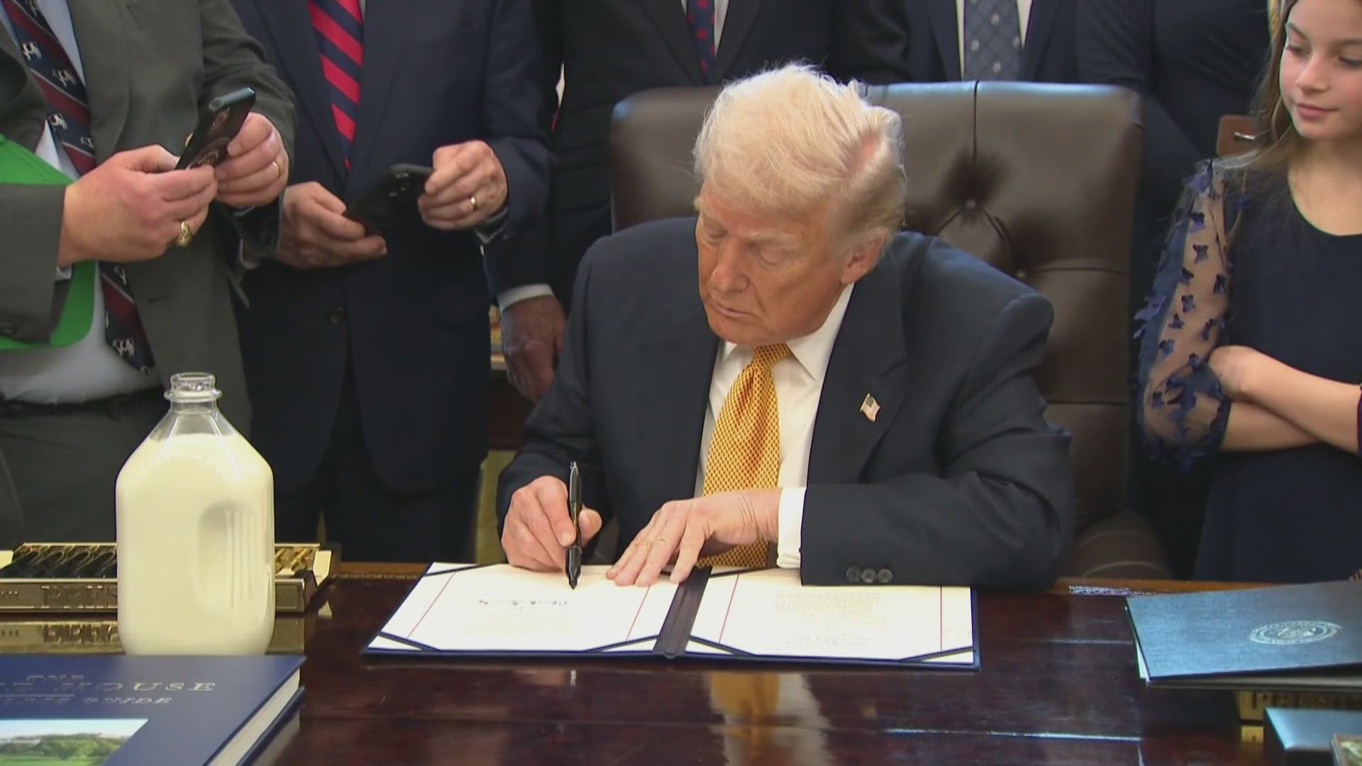 President Trump signed a new law that brings back whole and 2% milk in ...