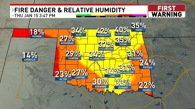 Fire danger peaks again Friday