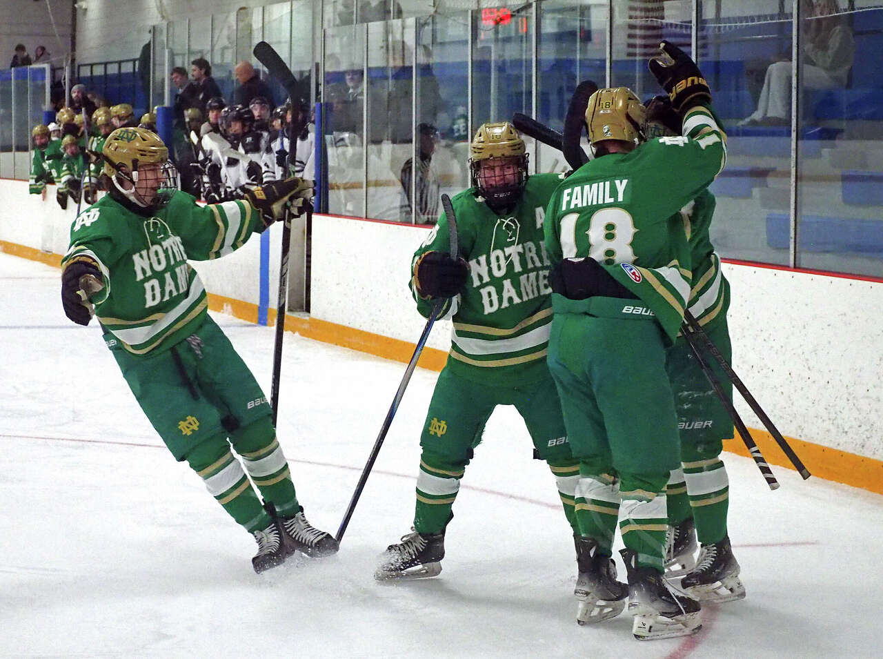 No. 3 Notre Dame-West Haven boys hockey edges No. 6 Xavier in OT as ...