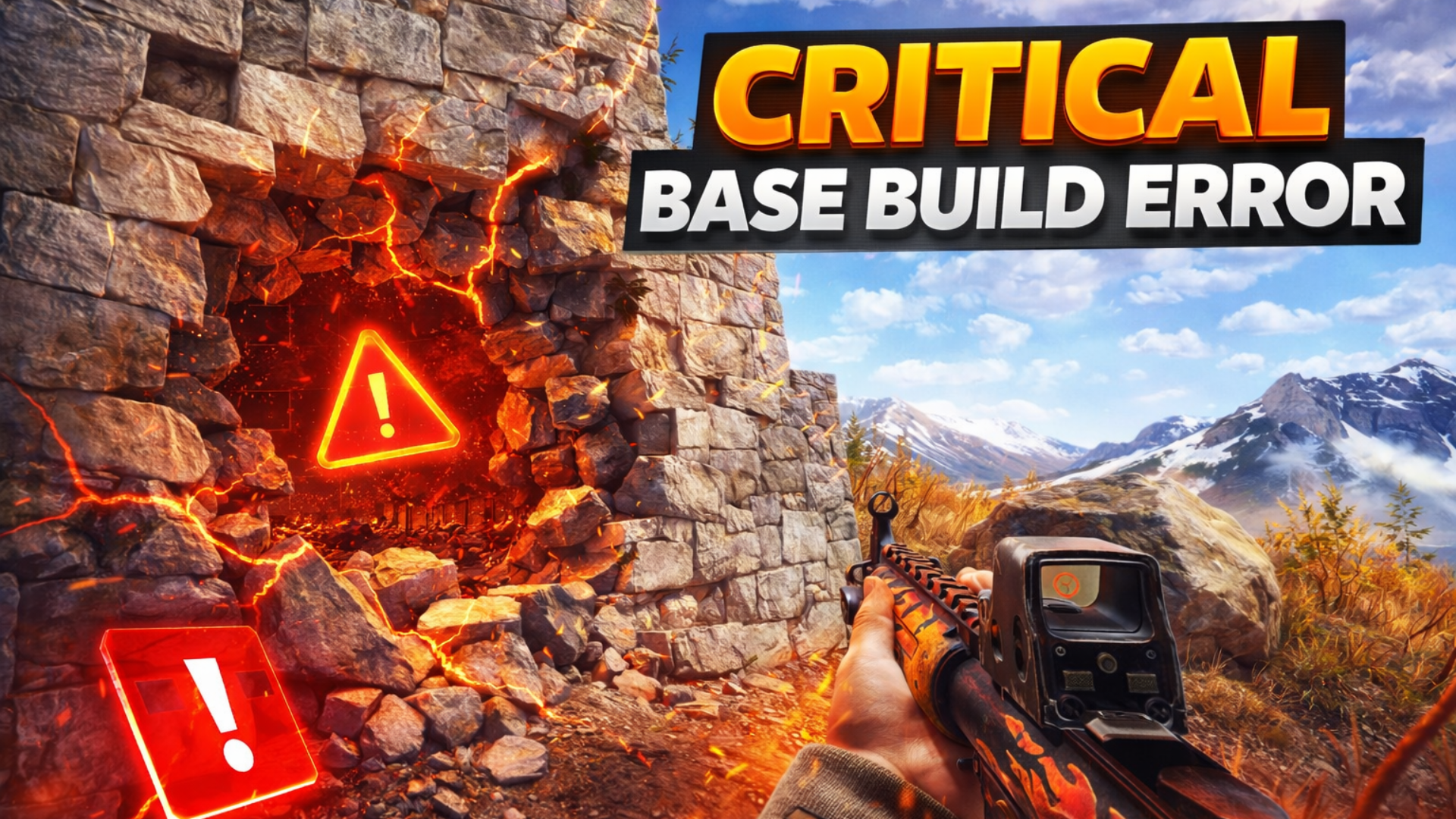 This base failed because the loot room was left wood